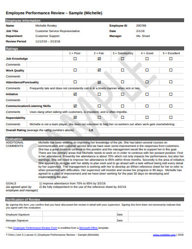 12+ Employee Review Templates in Google Docs | Word | Pages | PDF
