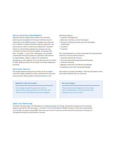 8+ Training Inventory Templates in PDF