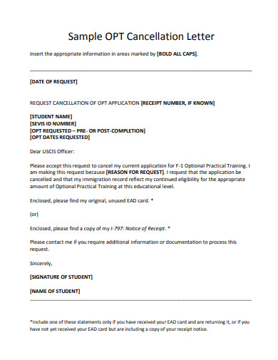 9+ Cancellation Letter Templates - Google Docs, Word, Pages,PDF