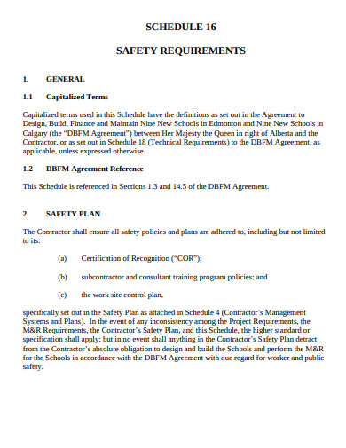 11+ Safety Schedule Templates - Google Docs, MS Word, Pages, PDF