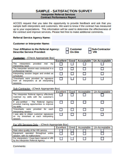20+ Satisfaction Survey Templates in Google Docs | Word | Pages | PDF