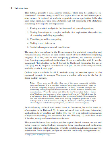 How To Write A Statistics Report