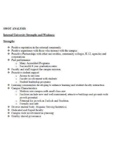 10+ Student SWOT Analysis Templates - Google Docs, Word, Pages, PDF