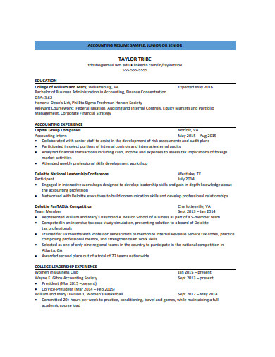13+ Senior Resume Templates in Word | Pages | PSD | Publisher | In ...