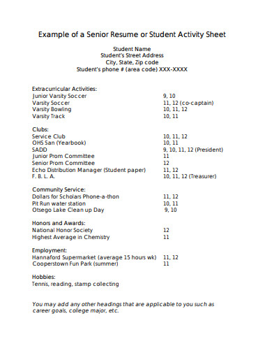 13+ Senior Resume Templates in Word | Pages | PSD | Publisher | In ...