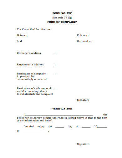 FREE 18+ Complaint Form Templates in PDF |MS Word | Pages | Docs