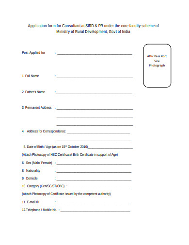 FREE 19+ Consultant Form Templates in PDF