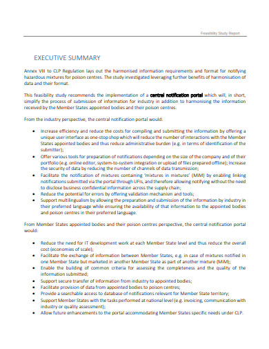 10+ Feasibility Report Templates in Google Docs | Word | Pages | PDF | XLS