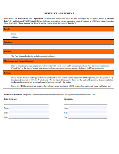 15 Reseller Agreement Templates In Google Docs Pages PDF DOC