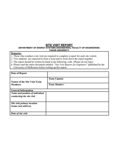 21+ Visit Report Templates - Google Docs, Pages, Word, PDF