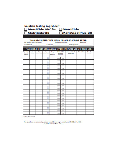 16+ Log Sheet Templates in Google Docs | Google Sheets | Word | Pages ...
