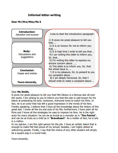 8+ Informal Letter Templates in Google Docs | Word | Pages | PDF