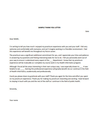 16+ Thank You Letter Templates in Google Docs | Pages | Word