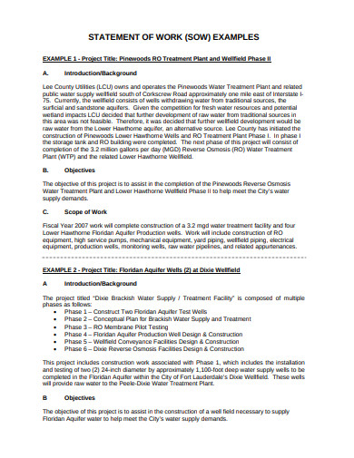 14+ Work Statement Templates in Google Docs | Word | Pages | PDF