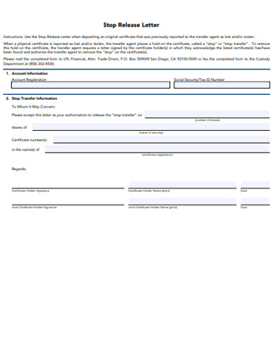 10+ Release Letter Templates in Google Docs | Word | Outlook | Apple ...