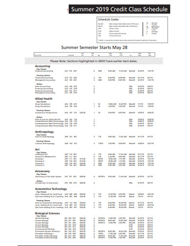 12+ Summer Schedule Templates in Google Docs | Word | Pages | PDF | XLS
