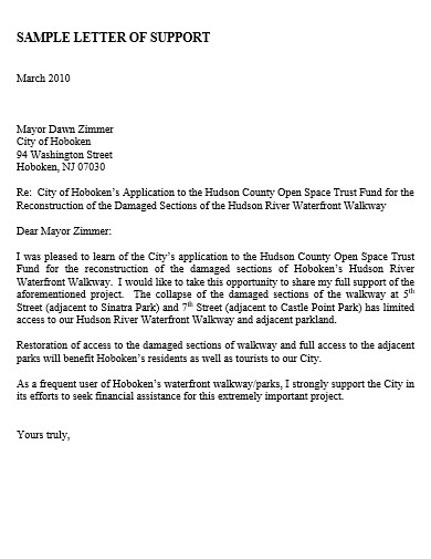8 Support Letter Templates In PDF Google Docs Word Pages