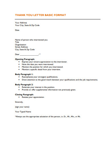 16+ Thank You Letter Templates in Google Docs | Pages | Word