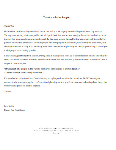 16+ Thank You Letter Templates in Google Docs | Pages | Word