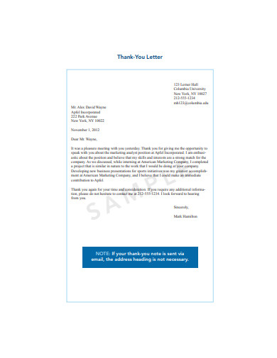 16+ Thank You Letter Templates in Google Docs | Pages | Word