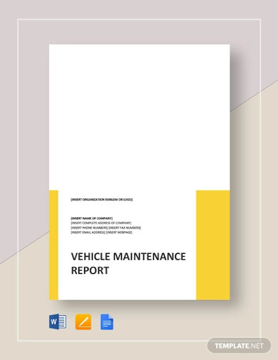 18+ Maintenance Report Templates in Google Docs | Word | Pages | PDF | XLS