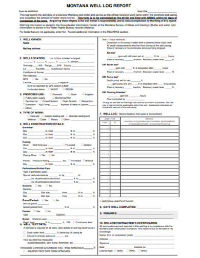 13+ Log Report Templates in Pages | Word | PDF