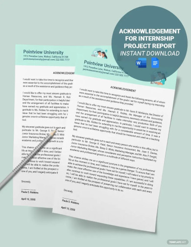 13+ Internship Project Report Templates in DOC | PDF