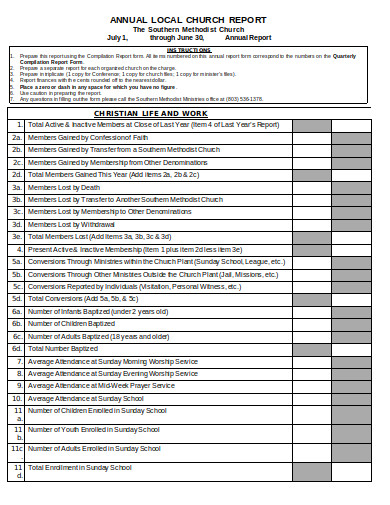 11+ Church Conference Report Templates in DOC | PDF