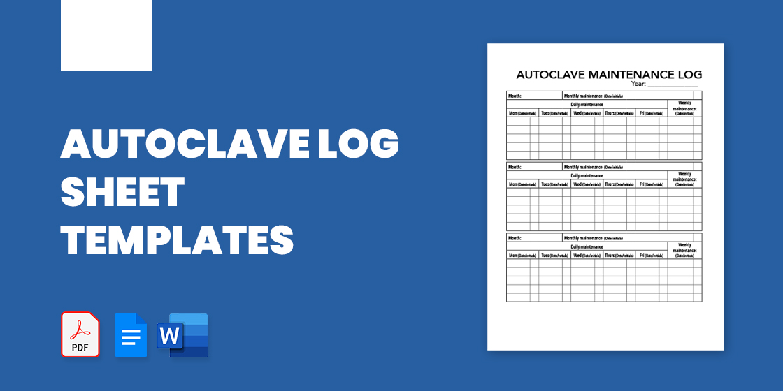 Printable Autoclave Log Sheet Templates Printable World Holiday Printable Autoclave Log Sheet Templates Printable World Holiday