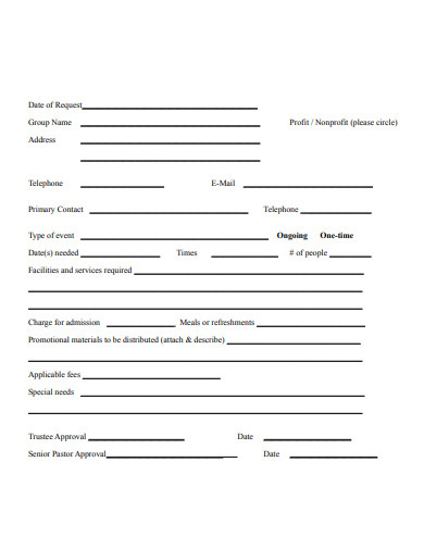 10+ Church Hall Rental Agreement Templates in PDF | DOC