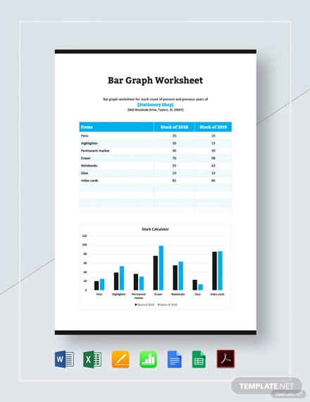 16+ Sample Bar Graph Worksheet Templates | Free PDF Documents Download