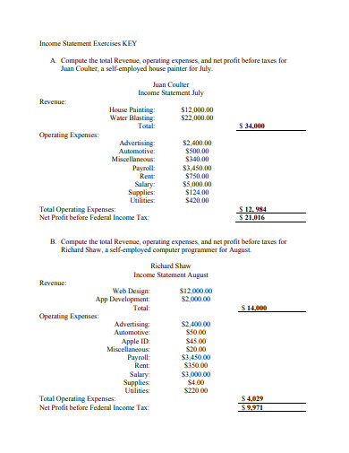 22+ Income Statement Templates in Google Docs | Word | Pages | PDF ...