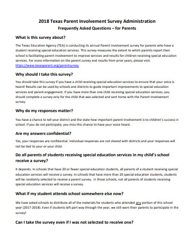 20+ Parent Survey Templates in Google Docs | Word | Pages | PDF