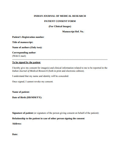 21+ Patient Consent Form Templates - DOC, PDF