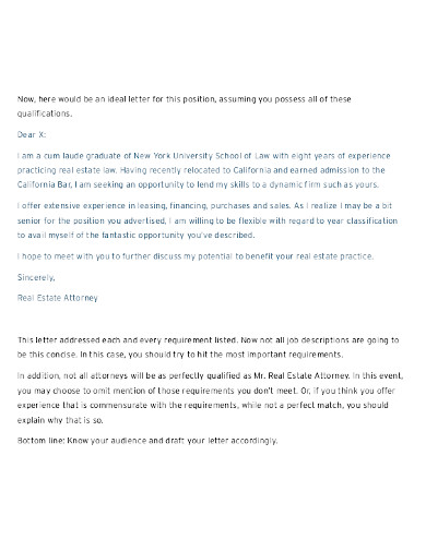 12 FREE Real Estate Cover Letter Templates In PDF Word