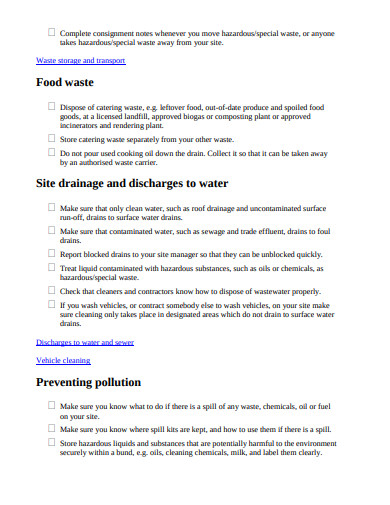 6+ Retail Store Cleaning Checklist Templates in DOC | PDF
