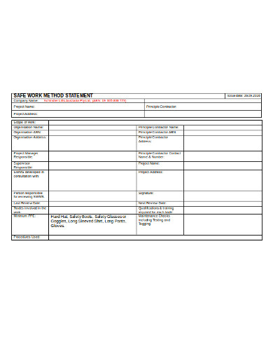 26+ Method Statement Templates in Google Docs | Word | Pages | PDF