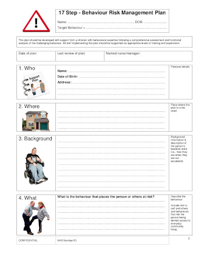 17+ Behaviour Management Plan Templates in PDF | DOC