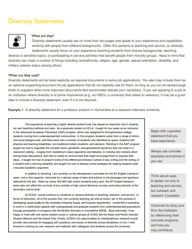 23+ Diversity Statement Templates in PDF | DOC
