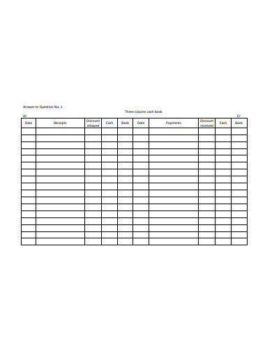 13+ Cash Book Templates in PDF | DOC