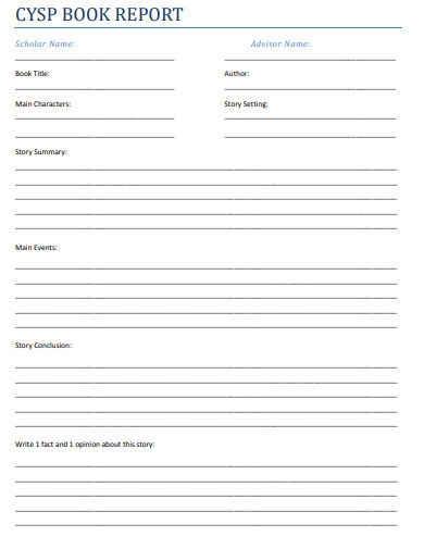 20+ Book Report Templates in Google Docs, Word, Pages, AI, InDesign ...