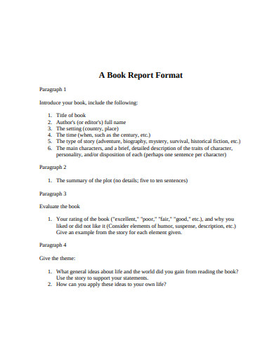 20+ Book Report Templates in Google Docs, Word, Pages, AI, InDesign ...