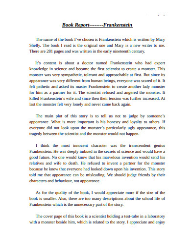 20+ Book Report Templates in Google Docs, Word, Pages, AI, InDesign ...