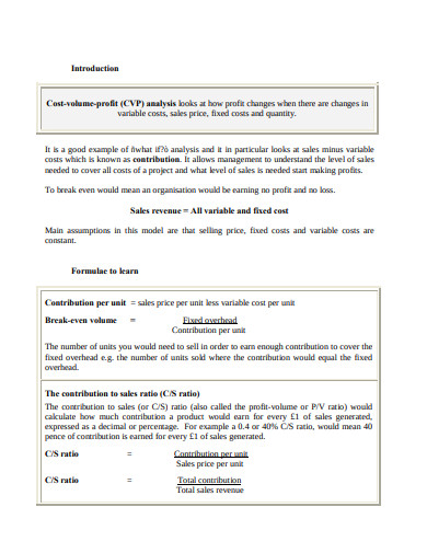 18+ Break Even Analysis Templates in Google Docs | Google | Sheets ...