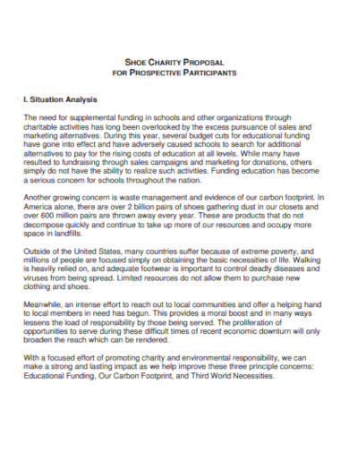 13+ Charity Project Proposal Templates in PDF | DOC