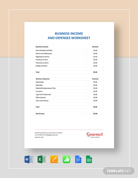 18 Small Business Worksheet Templates In PDF