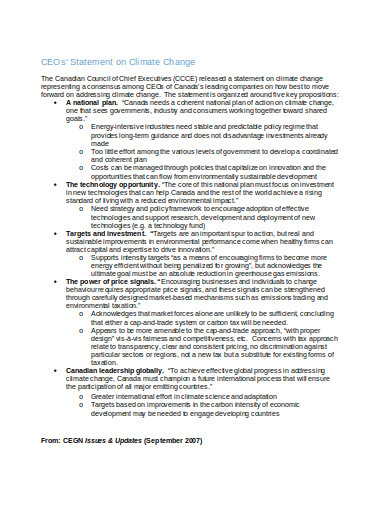 20+ CEO Statement Templates in PDF | DOC