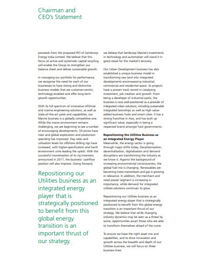 20+ CEO Statement Templates in PDF | DOC
