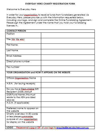 11+ Charity Agreement Templates in PDF | DOC