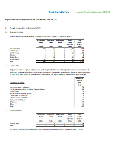 10+ Charity Report Templates in Doc | Excel | PDF